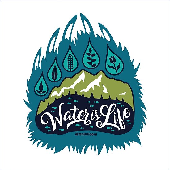 "Water is LIfe- Standing Rock-Native American" Poster by riseupllcmd ...