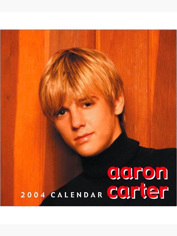 "Aaron Carter " Poster for Sale by MusFashions | Redbubble