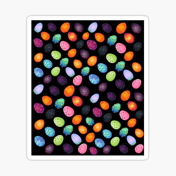 "Fun Dinosaur Egg pattern" Sticker for Sale by M0dasser | Redbubble