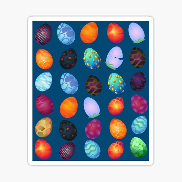"Fun Dinosaur Egg pattern" Sticker for Sale by M0dasser | Redbubble