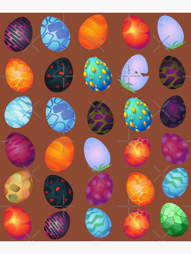 "Fun Dinosaur Egg pattern" Sticker for Sale by M0dasser | Redbubble