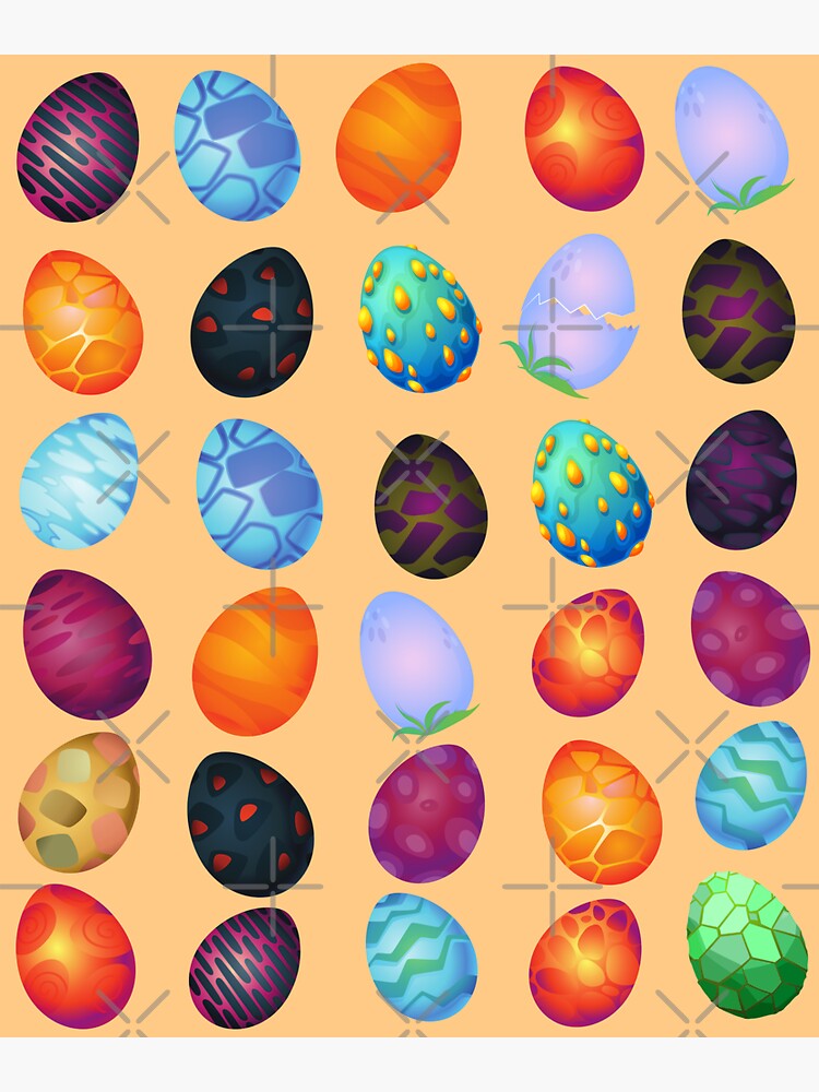 "Fun Dinosaur Egg pattern" Sticker for Sale by M0dasser | Redbubble