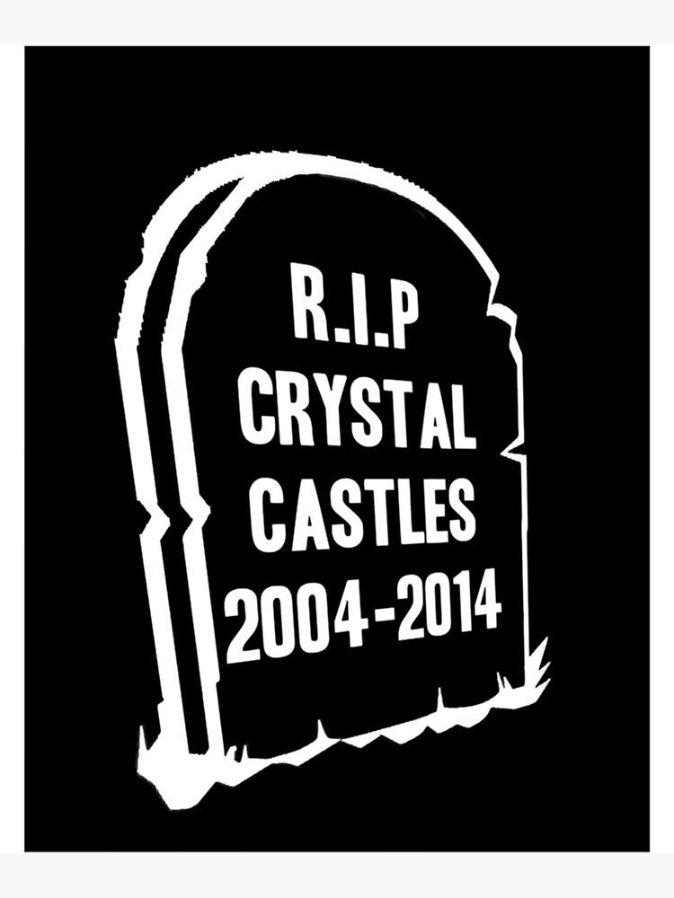 "Rip Crystal Castles Vinatge Geschenke " Poster for Sale by manmacbuon | Redbubble