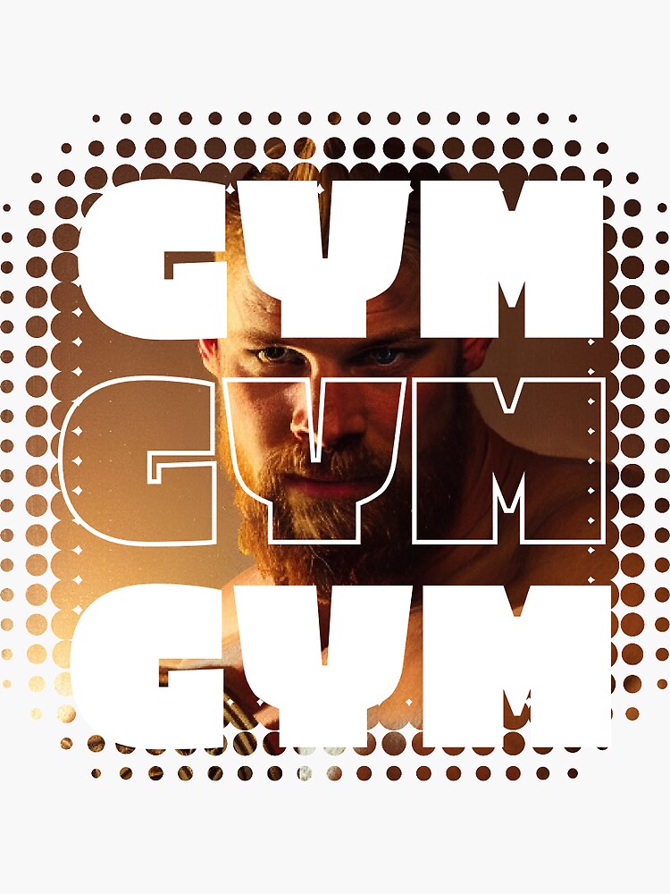 "Bearded Alpha male Gym - Workout- Exercise - Bodybuilder inspired ...