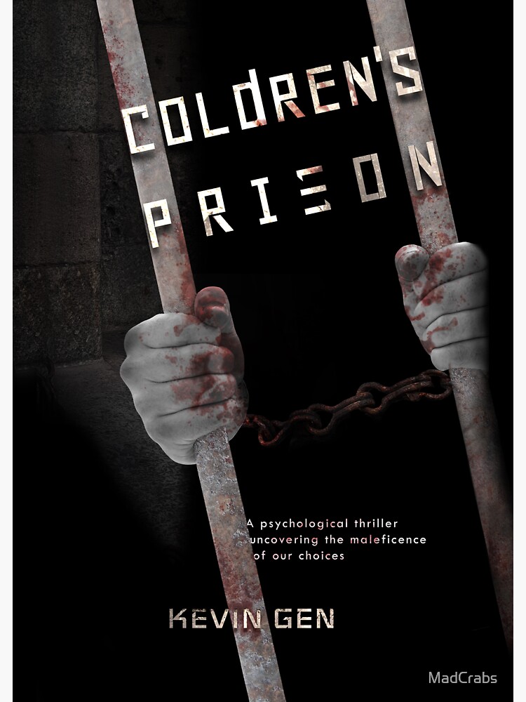 "Coldren's Prison book cover" Sticker for Sale by MadCrabs | Redbubble