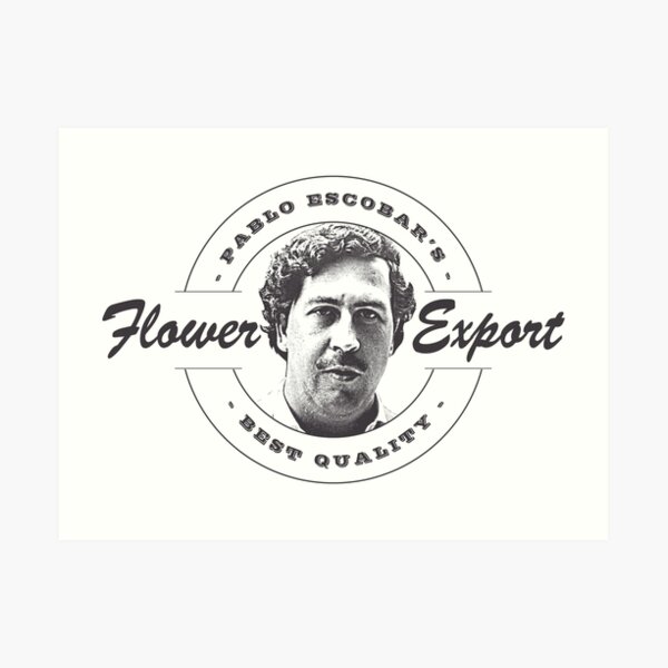 "Pablo Escobar logo" Art Print by pornflakes | Redbubble