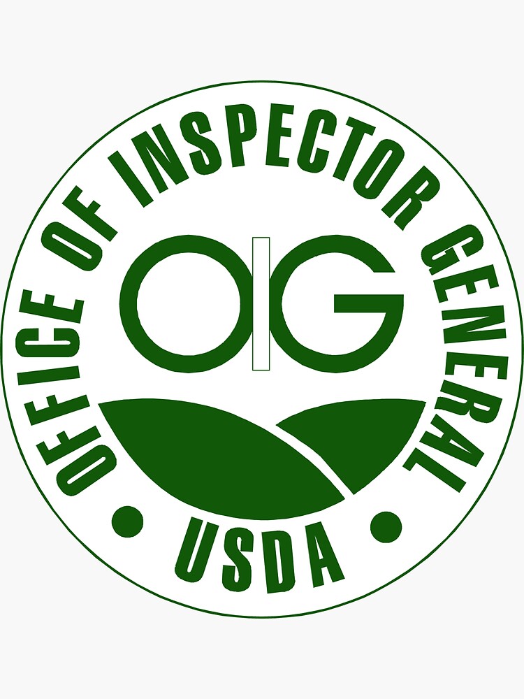 "USDA Inspector General" Sticker for Sale by ArgosDesigns | Redbubble