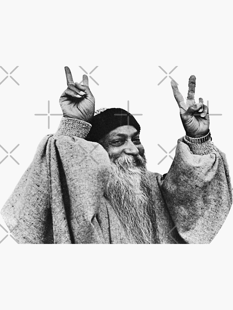 "Osho" Sticker for Sale by zen-states | Redbubble