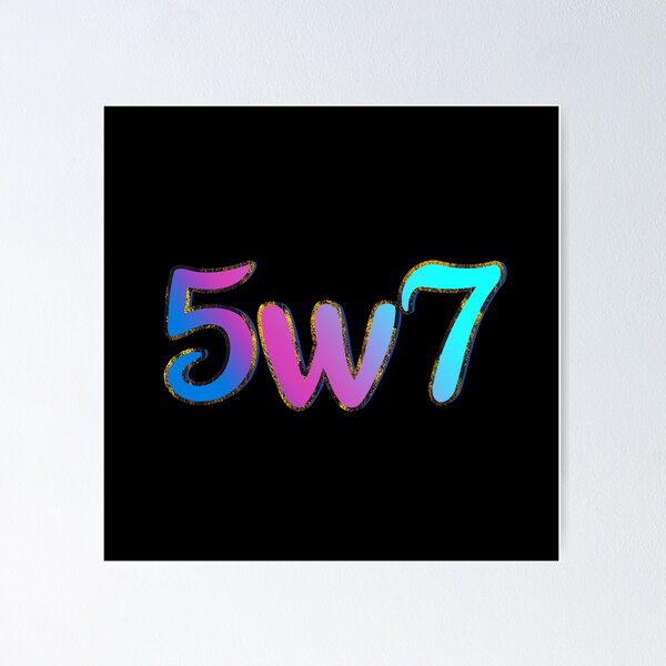"Enneagram Type 5w7" Poster for Sale by cuteartdesign | Redbubble