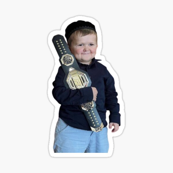 "Hasbulla UFC for him for her" Sticker for Sale by AyoubFt | Redbubble