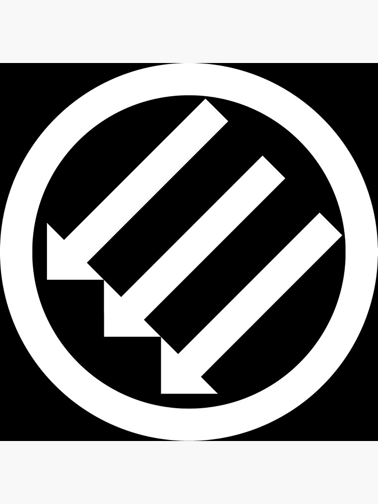 "Three Arrows - Anti Fascist" Poster for Sale by ArgosDesigns | Redbubble