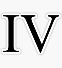 Number 4 Stickers | Redbubble