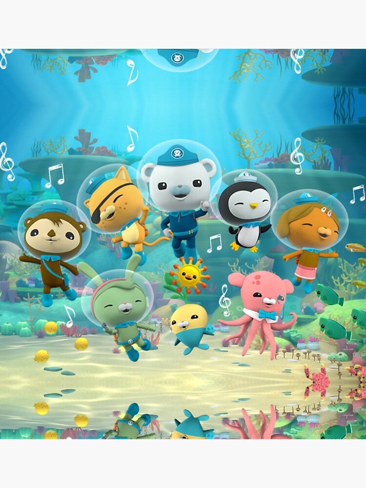 "Octonauts under water" Sticker for Sale by auler23s3 | Redbubble