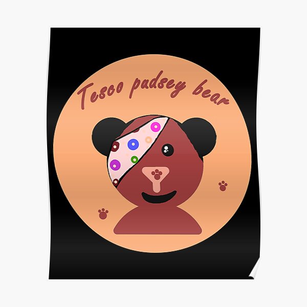 "tesco pudsey bear - children in need " Poster for Sale by elegance ...
