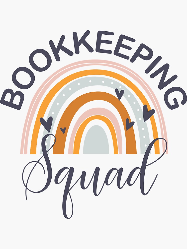 "Cute Bookkeeper Bookkeeping" Sticker for Sale by NestaReign | Redbubble
