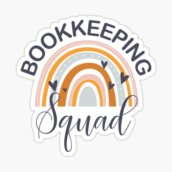 "Cute Bookkeeper Bookkeeping" Sticker for Sale by NestaReign | Redbubble
