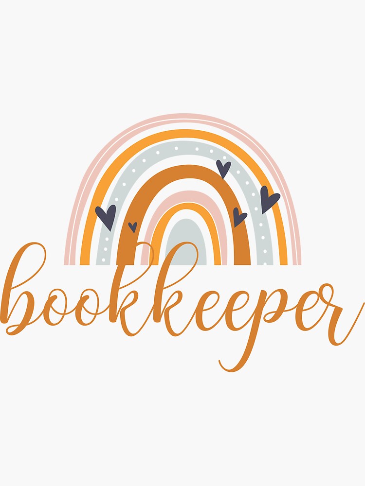 "Bookkeeper Loves Bookkeeping" Sticker for Sale by NestaReign | Redbubble