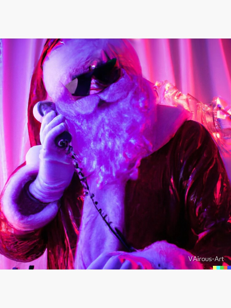 "Fun Santa Claus" Sticker for Sale by VAirous-Art | Redbubble