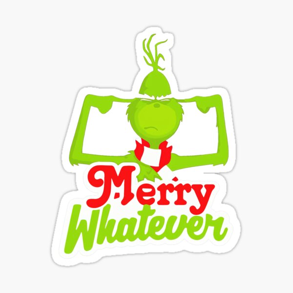 "Merry Whatever 2022" Sticker for Sale by AprilBerlin99 | Redbubble