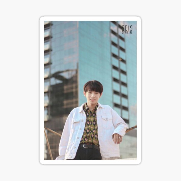 "SB19 Justin" Sticker for Sale by ErlinsCarat | Redbubble