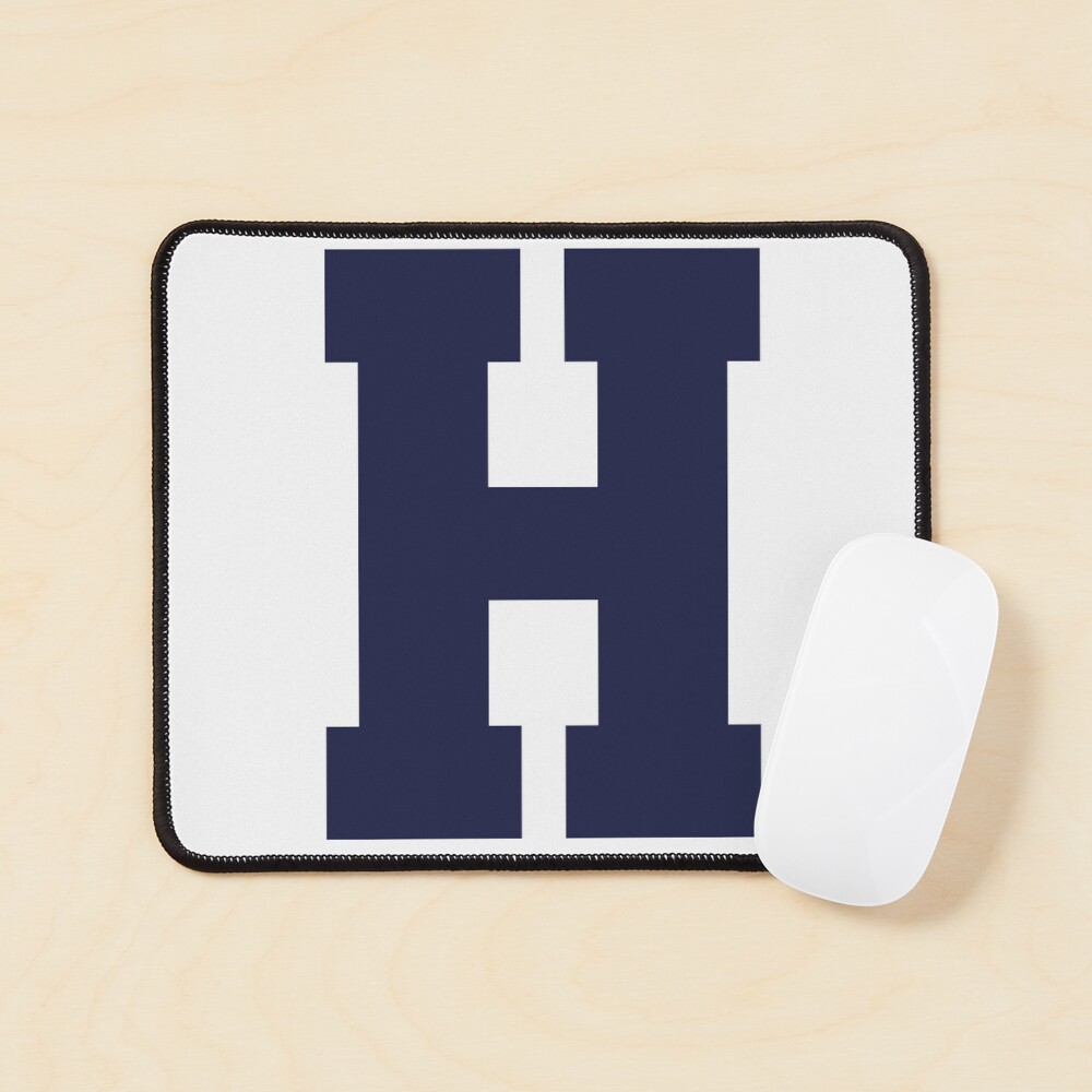 "Alphabet, Marine Blue H, Sports letter H navy" Sticker for Sale by ...