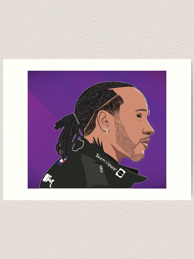 "Mercedes F1 Team Driver Lewis Hamilton F1 World Champion Drawing art ...
