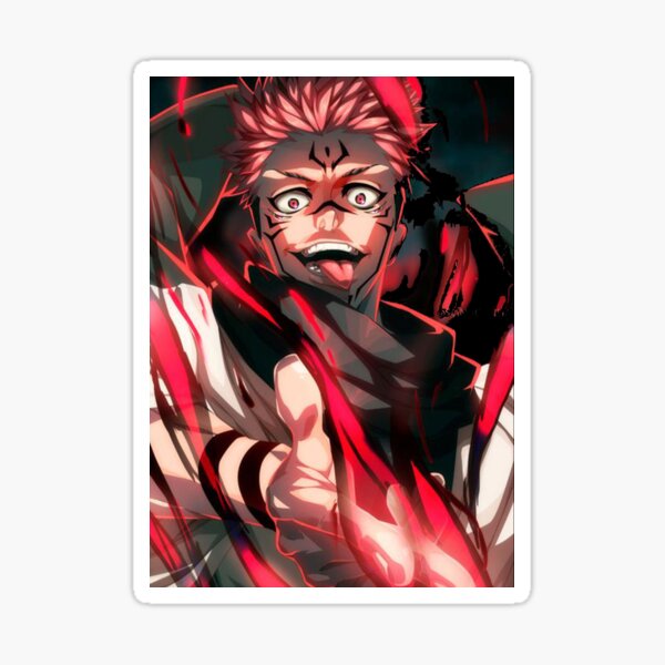 "sukuna" Sticker for Sale by poliitanoo | Redbubble