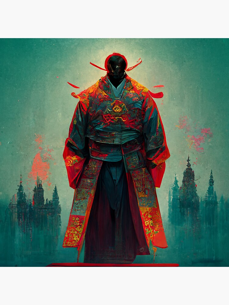 "Samurai God Art" Sticker for Sale by UpField | Redbubble