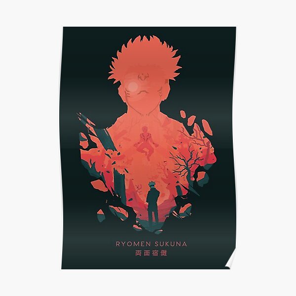 "sukuna" Poster for Sale by poliitanoo | Redbubble