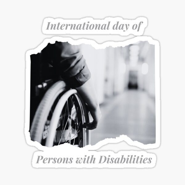 "International day of persons with disabilities" Sticker for Sale by ...