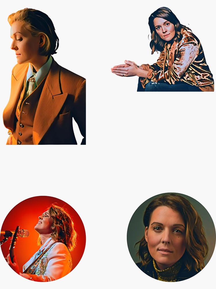"Brandi Carlile Sticker Pack " Sticker for Sale by loyalistwhiz | Redbubble