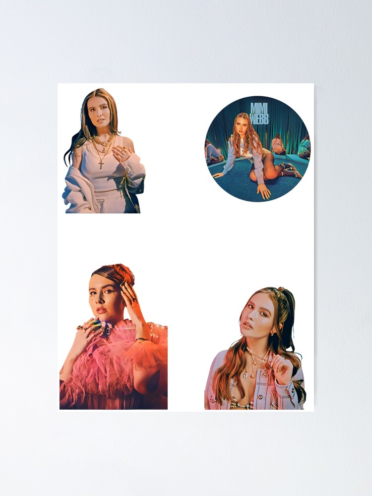 "Mimi Webb Sticker Pack " Poster for Sale by loyalistwhiz | Redbubble