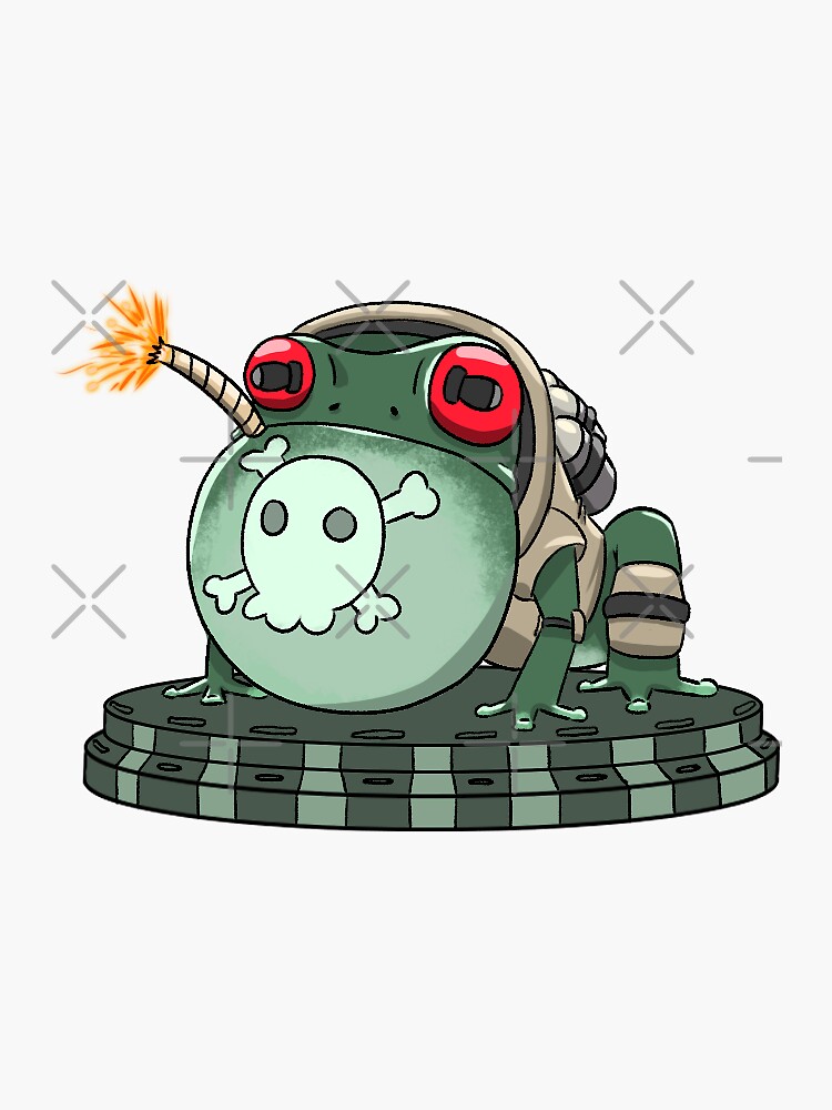 "Nabinomic | Bomb Frog" Sticker for Sale by Nabinomic-Merch | Redbubble