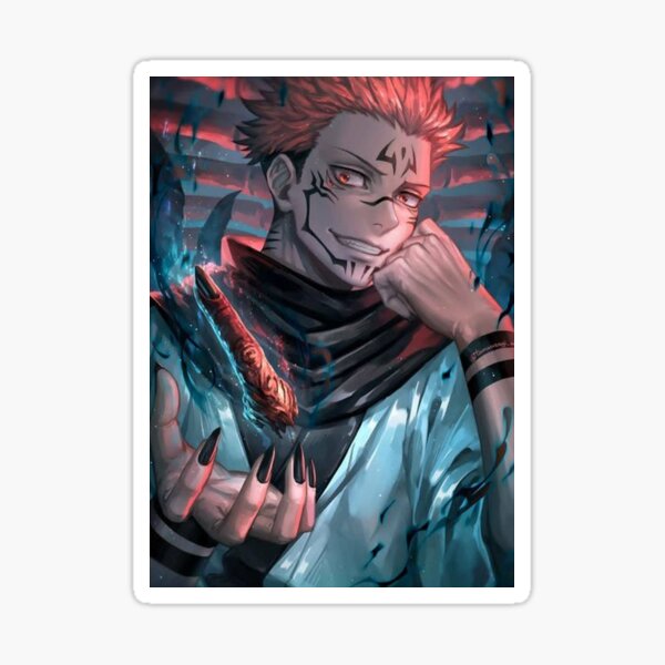 "sukuna" Sticker for Sale by poliitanoo | Redbubble