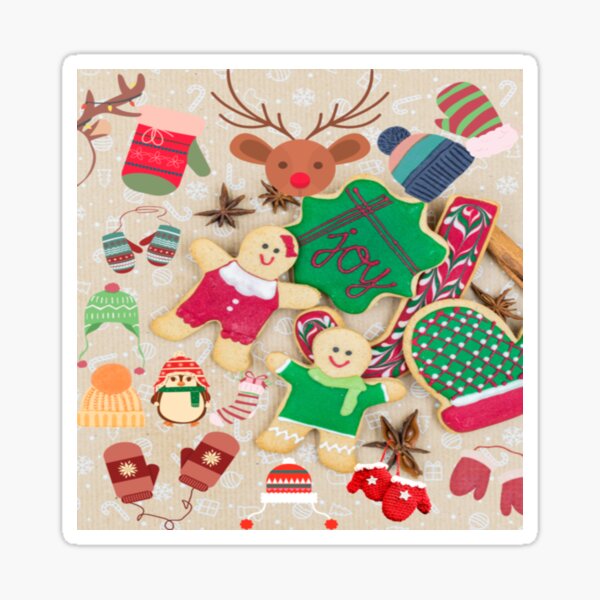 "Beanies Mittens Gingerbread Reindeer Ugly Sweater Christmas Theme ...