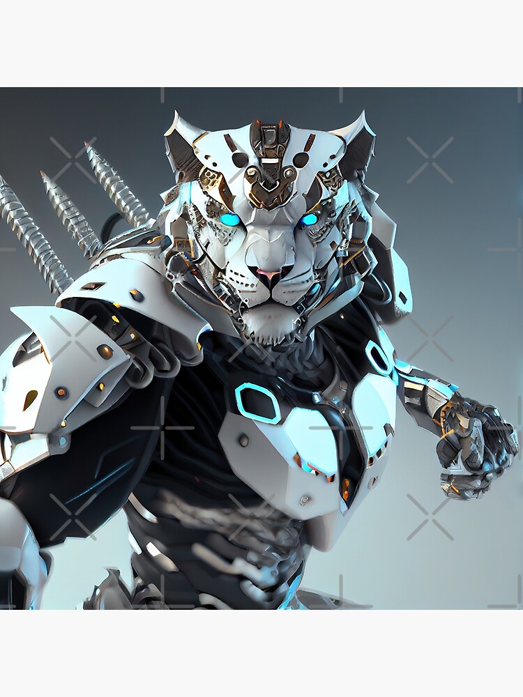 "leopard warrior with advanced technology armor" Poster for Sale by ...