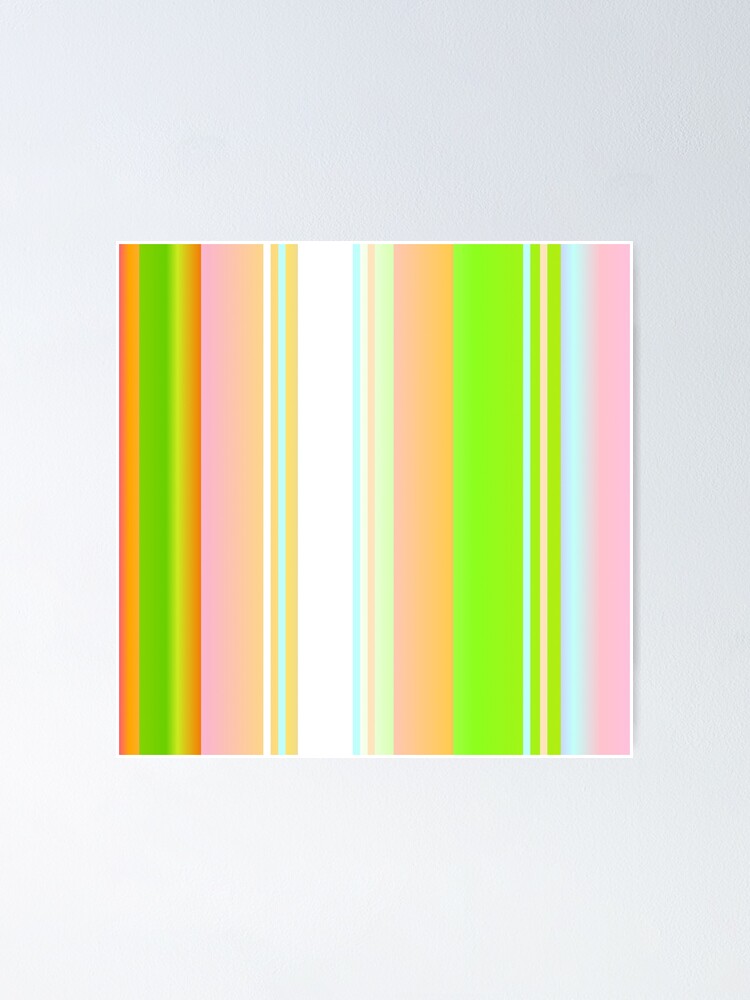 "Optimistic color palette | optimistic color combination" Poster for ...
