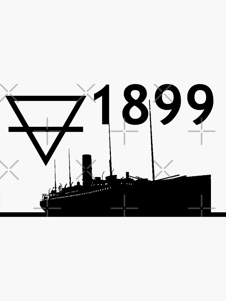 "1899 Steam Ship RMS Oceanic launched 1899" Sticker for Sale by ...