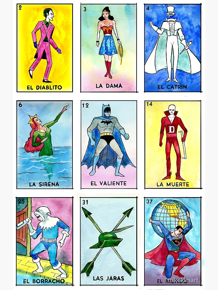 "La Loteria" Poster by mikekimart | Redbubble