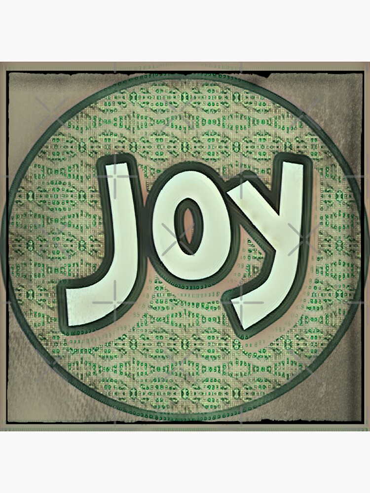 "Green Joy Design" Sticker for Sale by bipolarvirgoart | Redbubble