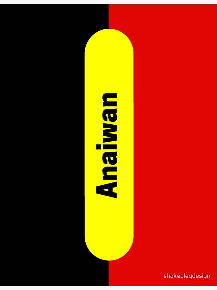"Anaiwan design 1" Sticker for Sale by shakealegdesign | Redbubble