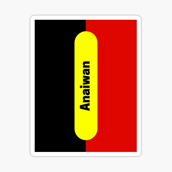 "Anaiwan design 1" Sticker for Sale by shakealegdesign | Redbubble