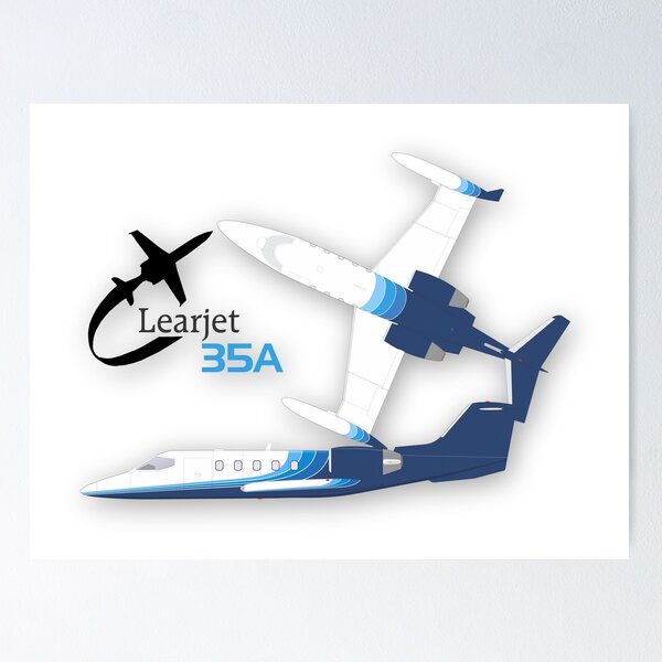 "Learjet 35a" Poster for Sale by GregThompson | Redbubble