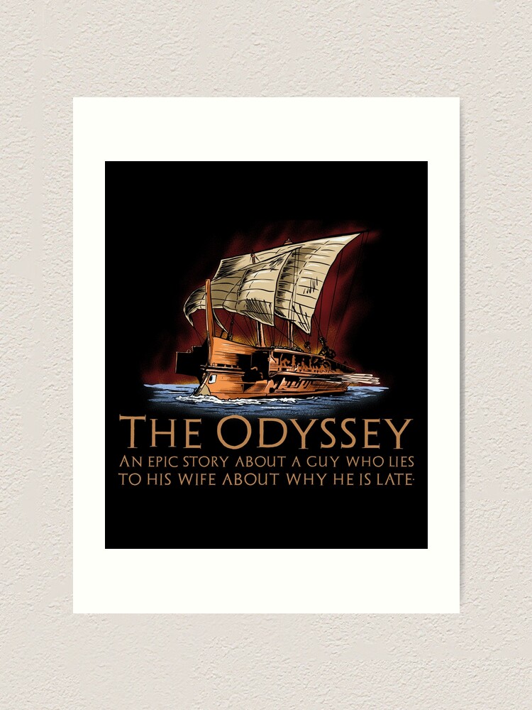 "Ancient Greek Mythology - The Odyssey - Greek Epic Poem" Art Print for ...