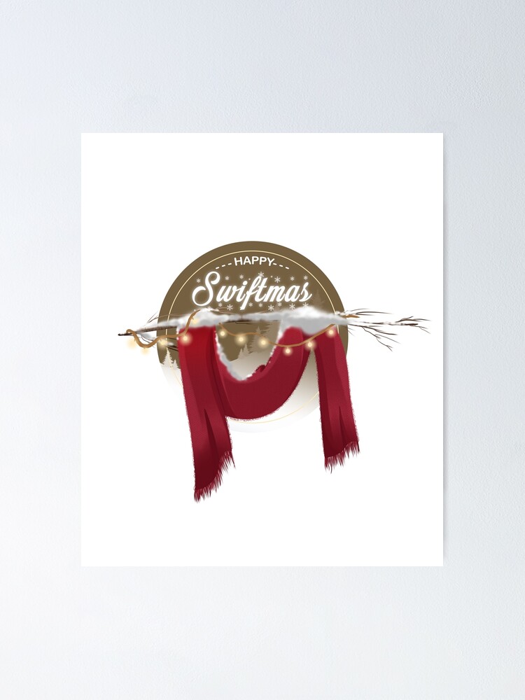 "Happy Swiftmas (Swiftmas Vault 2022)" Poster for Sale by ...