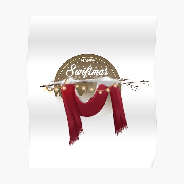 "Happy Swiftmas (Swiftmas Vault 2022)" Poster for Sale by ...
