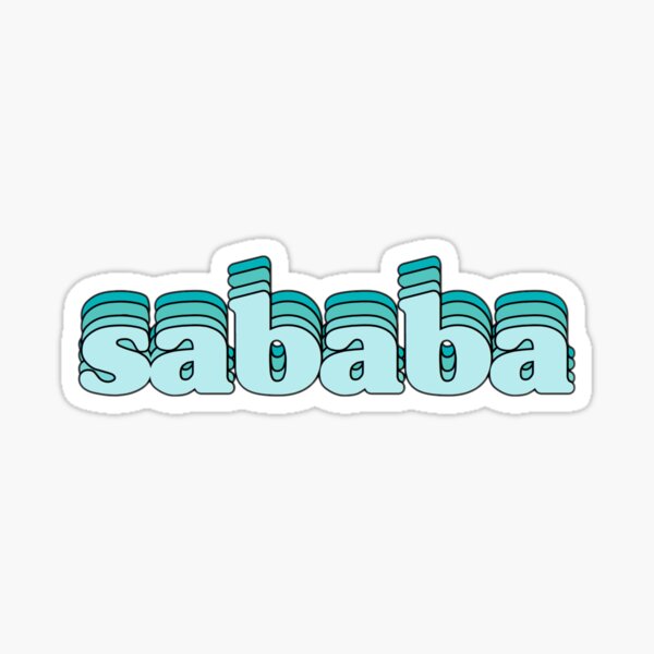 "sababa" Sticker by lielgross | Redbubble