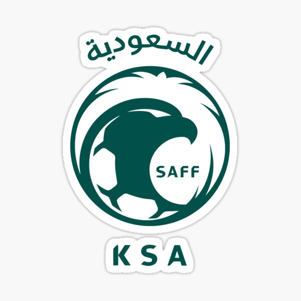 "KSA (Kingdom of Saudi Arabia) Football Team Official " Sticker for ...