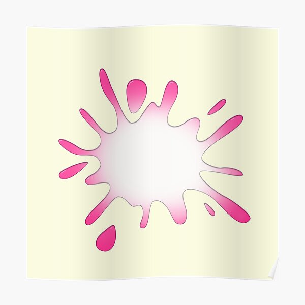 "Pearl Ink Splat" Poster for Sale by galaxydaydreams | Redbubble