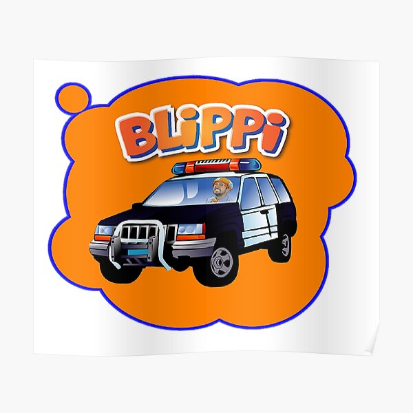 "Blippi" Poster for Sale by Daenerys-3 | Redbubble